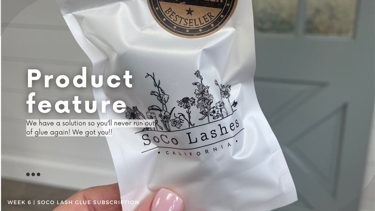 Week 6 | SOCO Lashes Glue Subscription — SoCo Lashes